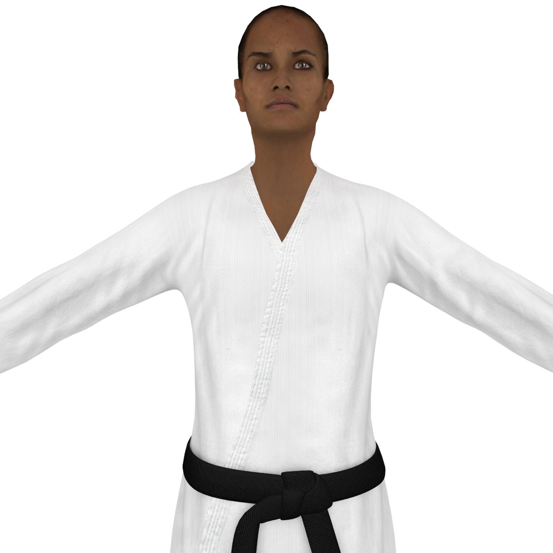 Rigged Karate 3D Model - TurboSquid 1361667
