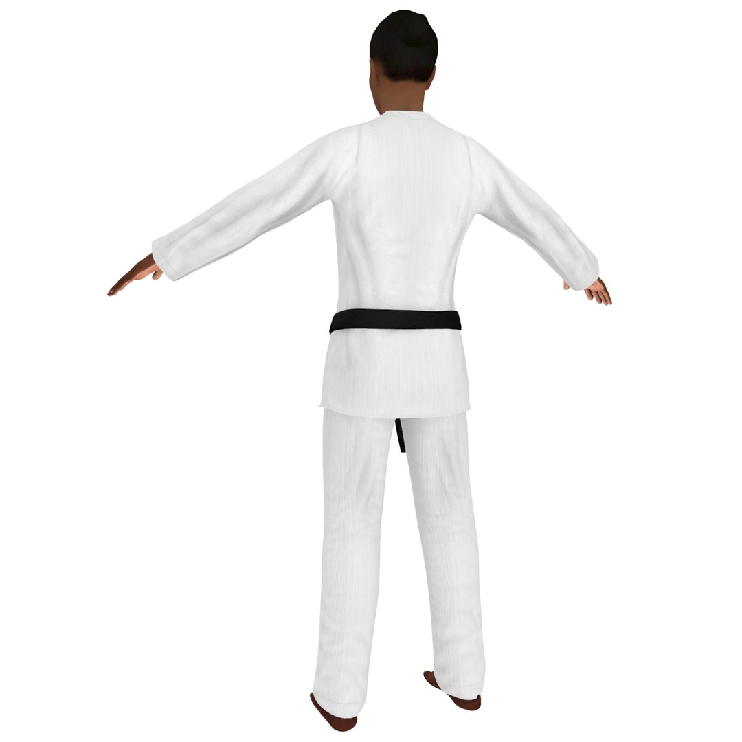Rigged Karate 3D Model - TurboSquid 1361667