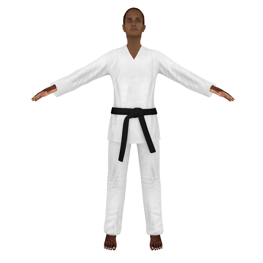 Rigged Karate 3D Model - TurboSquid 1361667