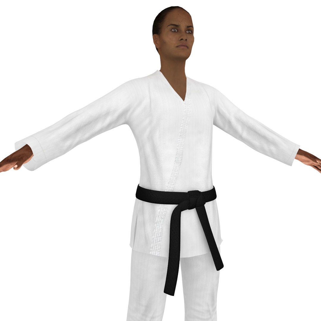Rigged Karate 3D Model - TurboSquid 1361667