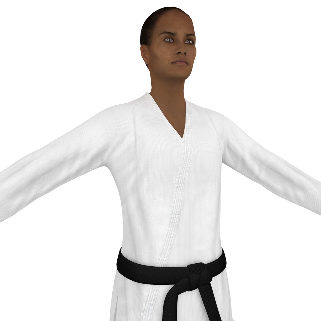 Rigged Karate 3D Model - TurboSquid 1361667