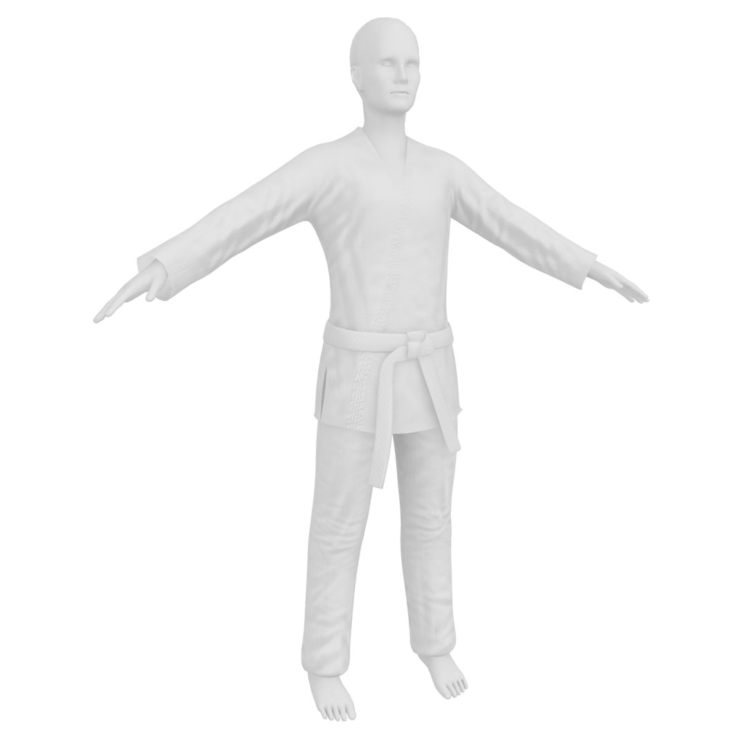 Rigged karate 3D model - TurboSquid 1361667