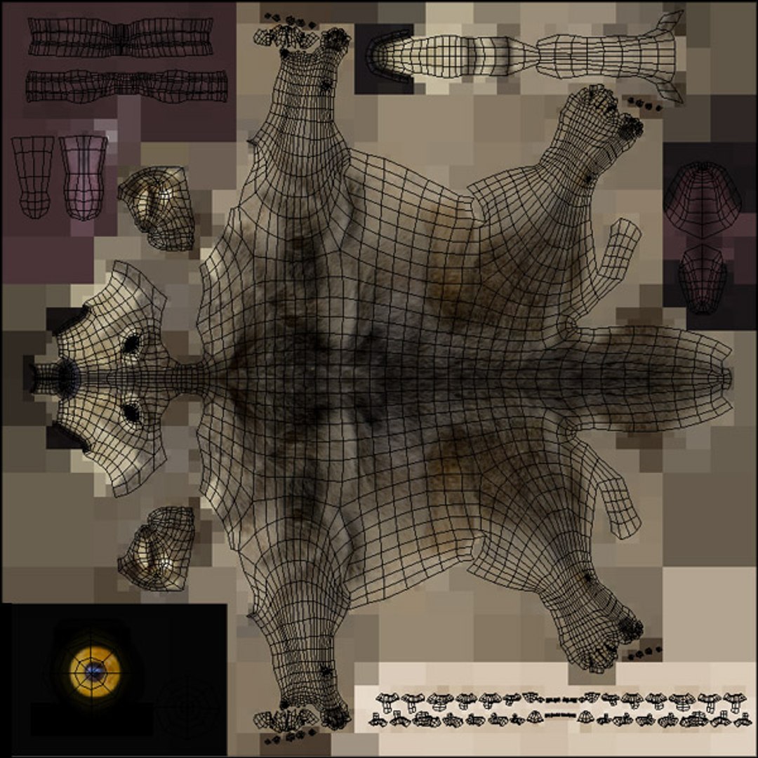 Wolf Fur 3d Model