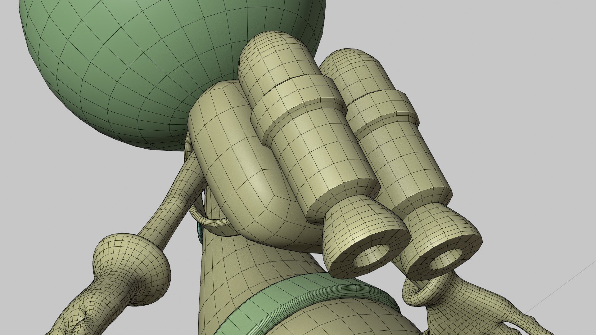 3D Cartoon Alien - TurboSquid 1972022