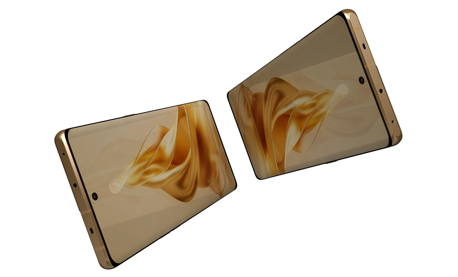 3D OPPO Reno9 Pro Plus Gold model - TurboSquid 1995103