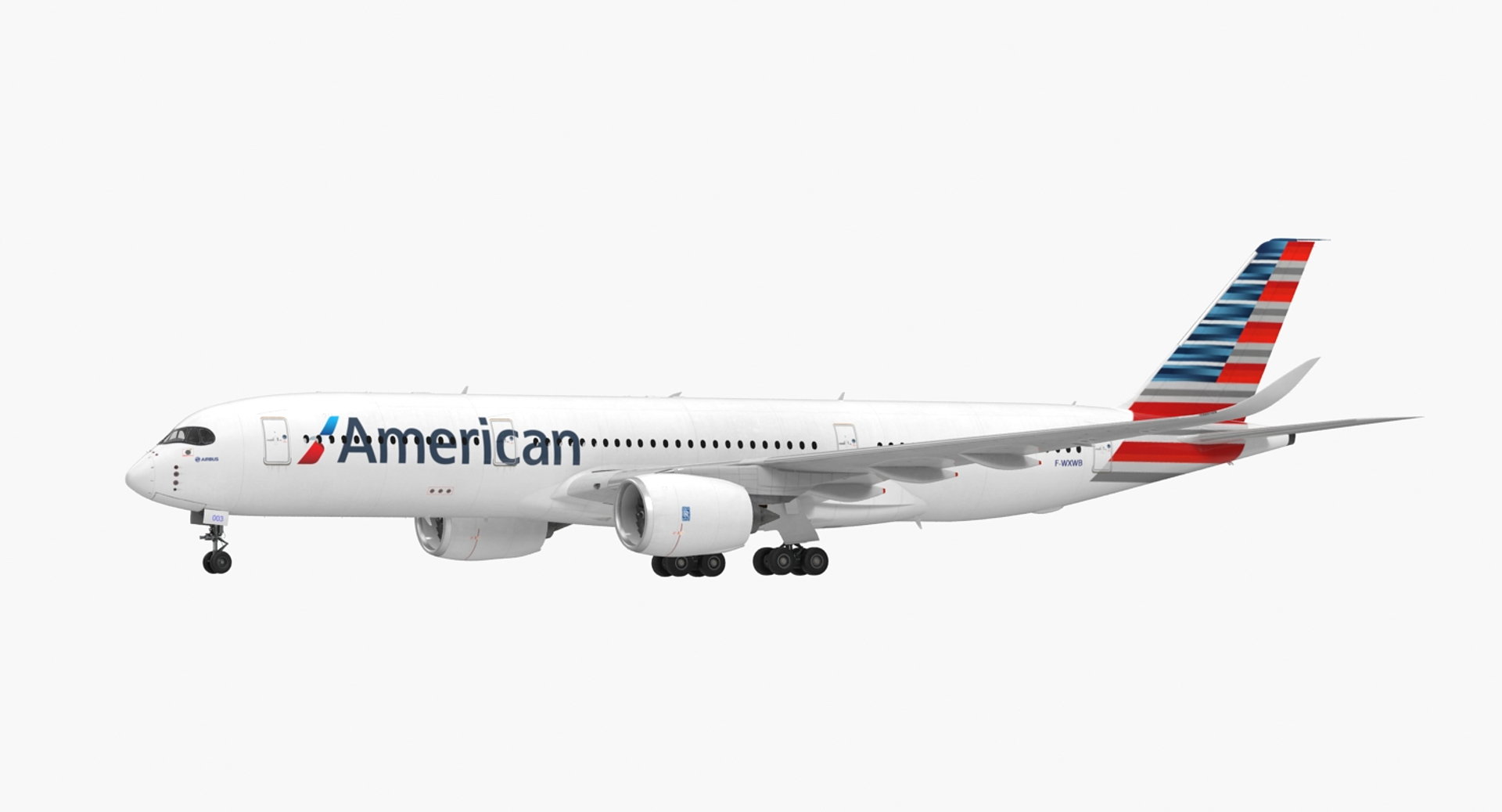 Airbus A350-900 American Airlines 3D Model | 1144415 | TurboSquid