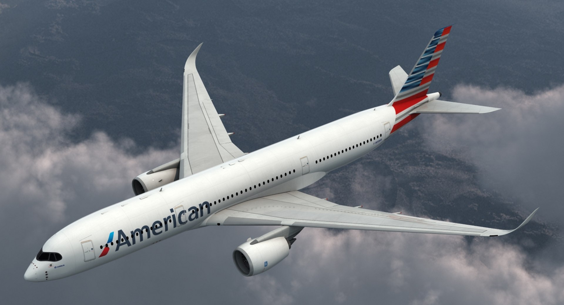 Airbus A350-900 American Airlines 3D Model | 1144415 | TurboSquid