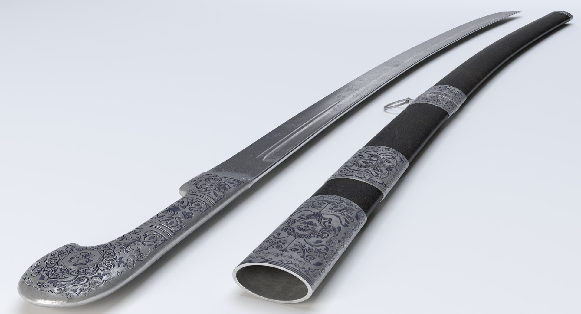 3D Model Caucasian Shashka Sword | 1142394 | TurboSquid