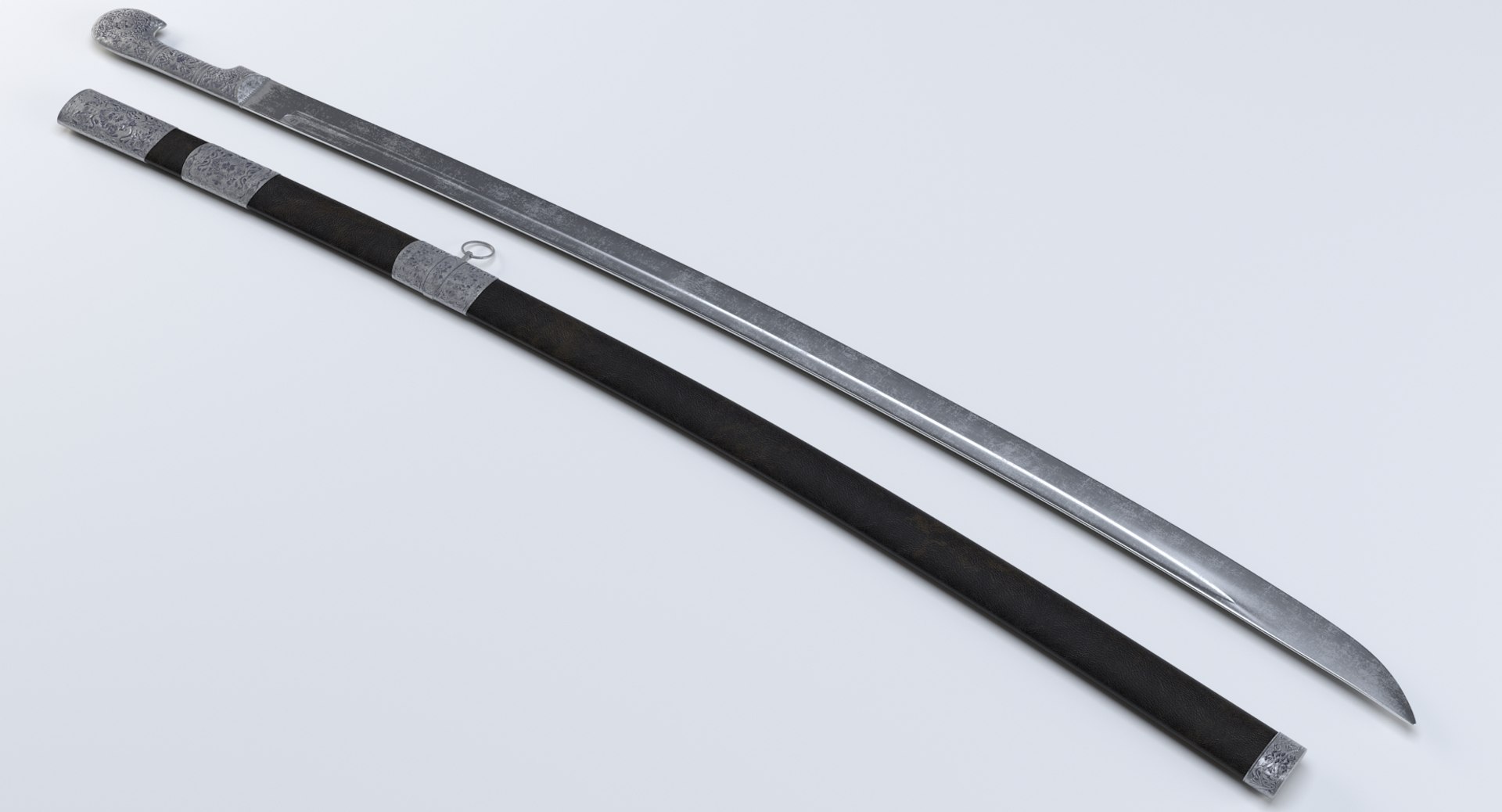 3D Model Caucasian Shashka Sword | 1142394 | TurboSquid