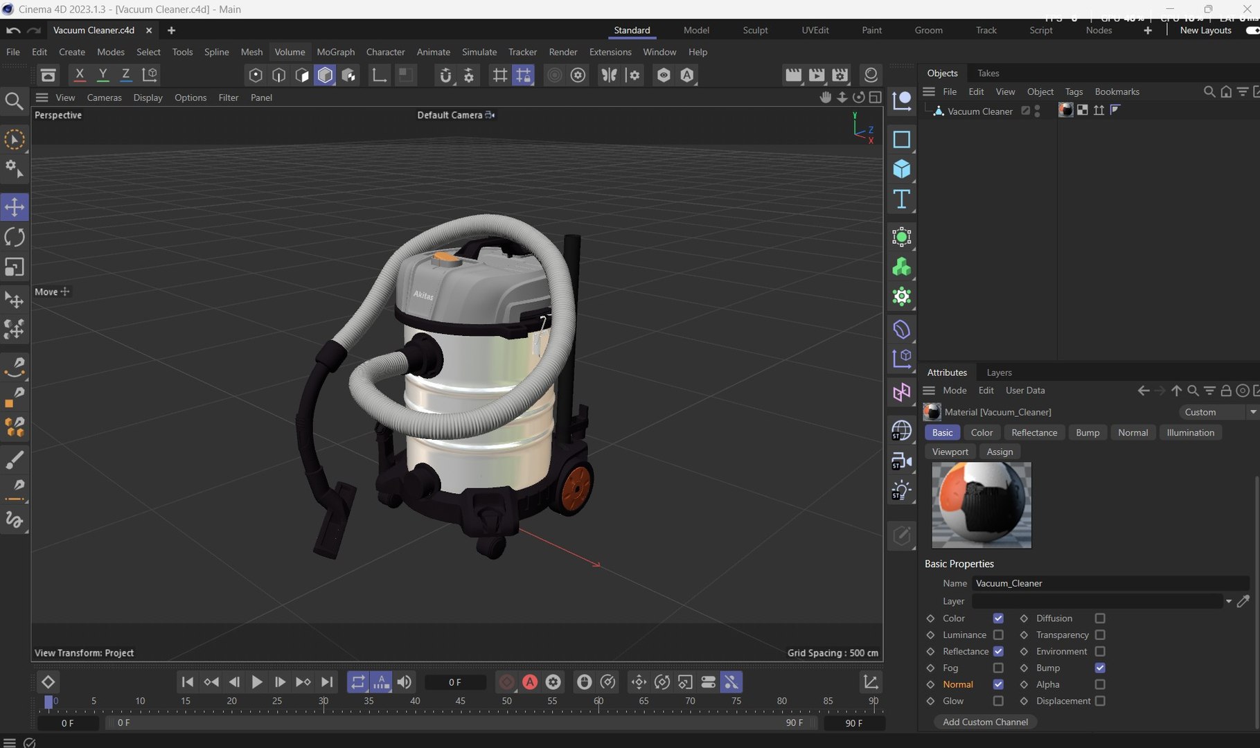 3D Model Vacuum Cleaner - TurboSquid 2348729