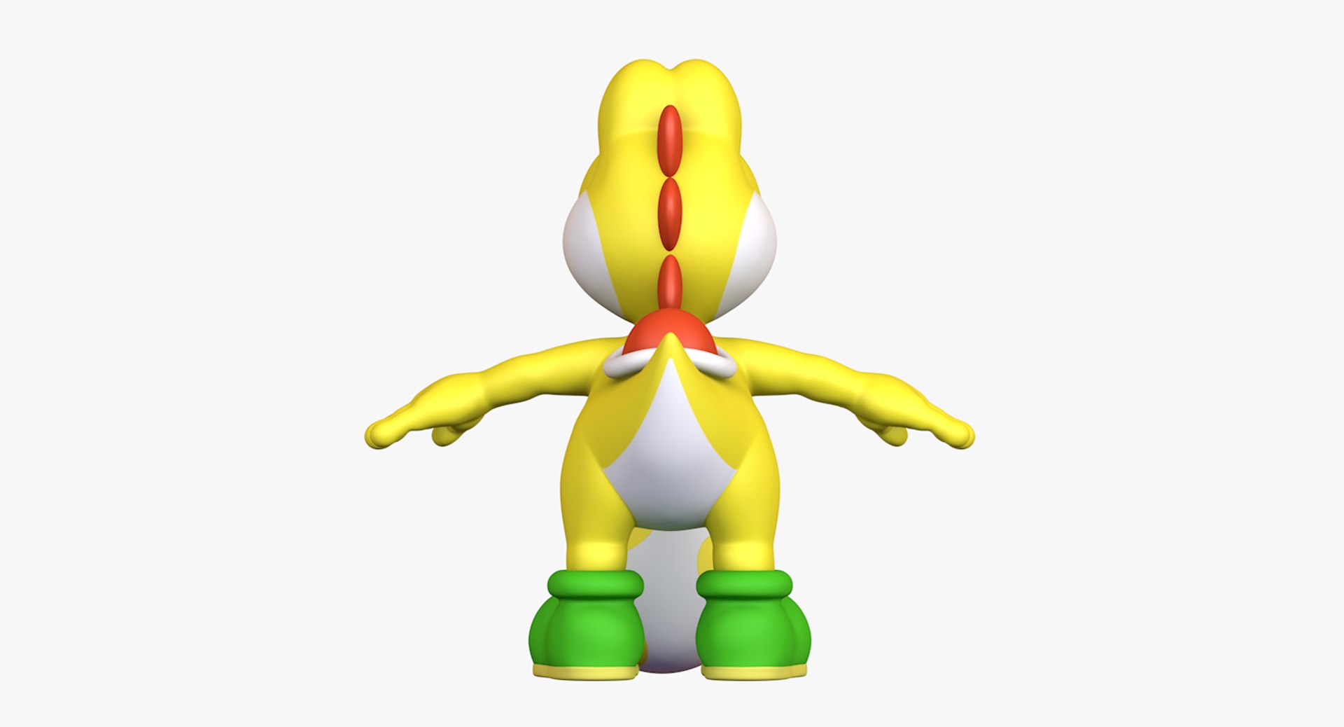 3D Classic Yellow Yoshi Super Mario - TurboSquid 1416657