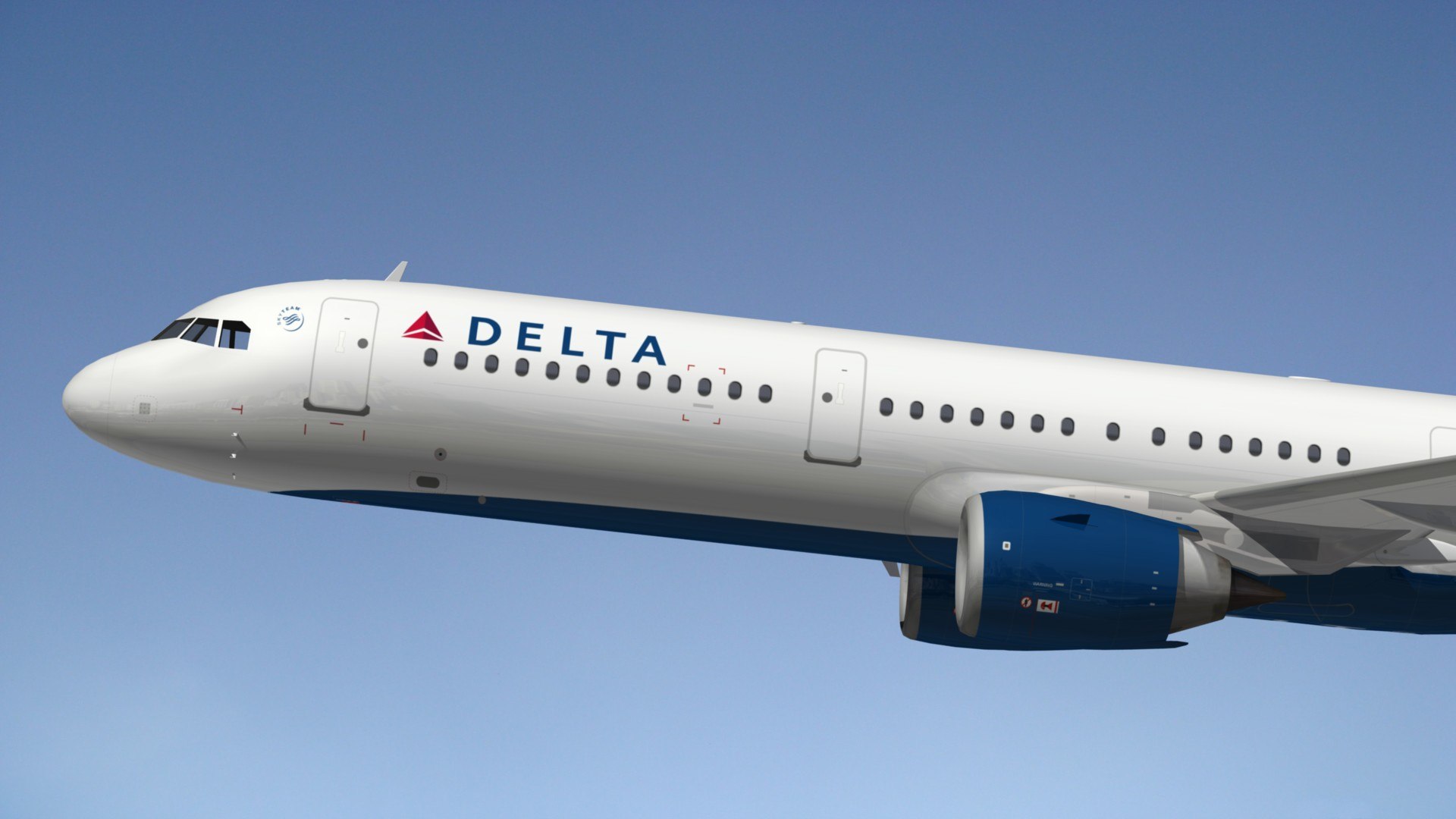Airbus A321 Delta 3D Model - TurboSquid 1701168