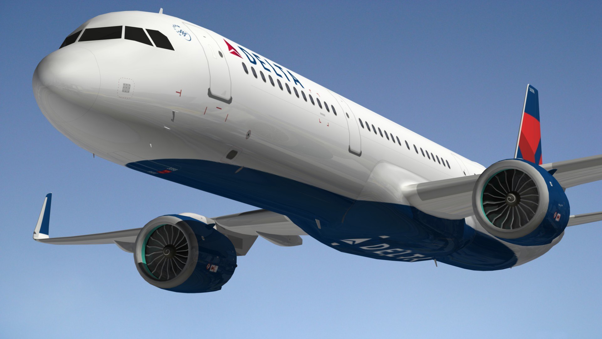 Airbus A321 Delta 3D Model - TurboSquid 1701168