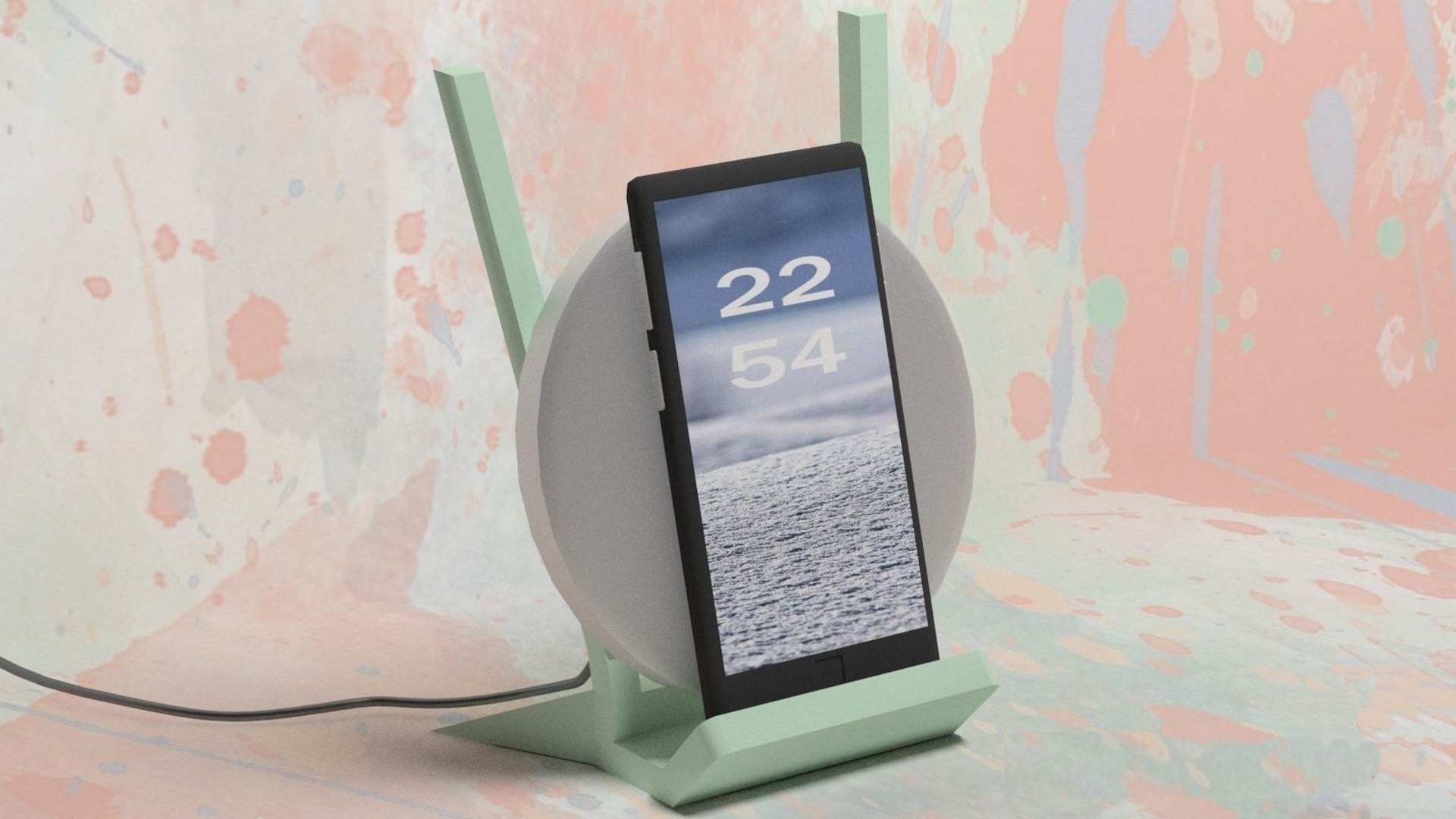 Wireless Charger Stand 3D Model - TurboSquid 2199646