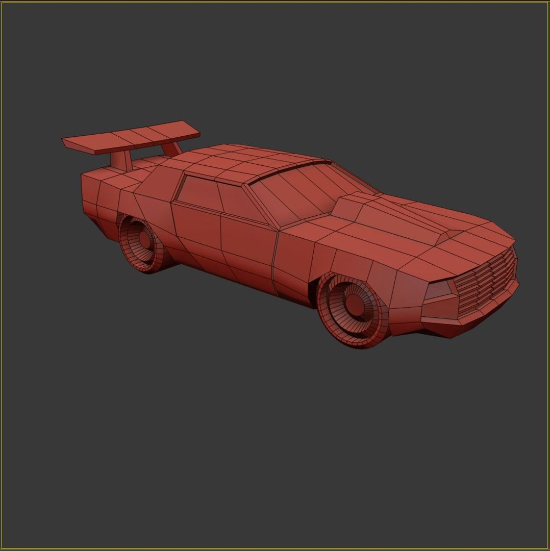 3d racing car model