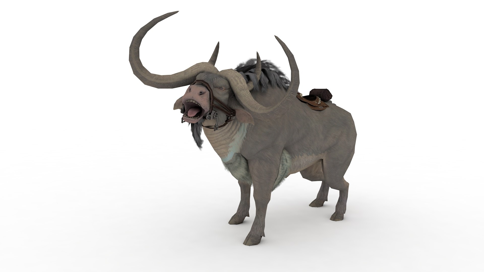 Buffalo Rigged And Animated 3D Model - TurboSquid 2373697