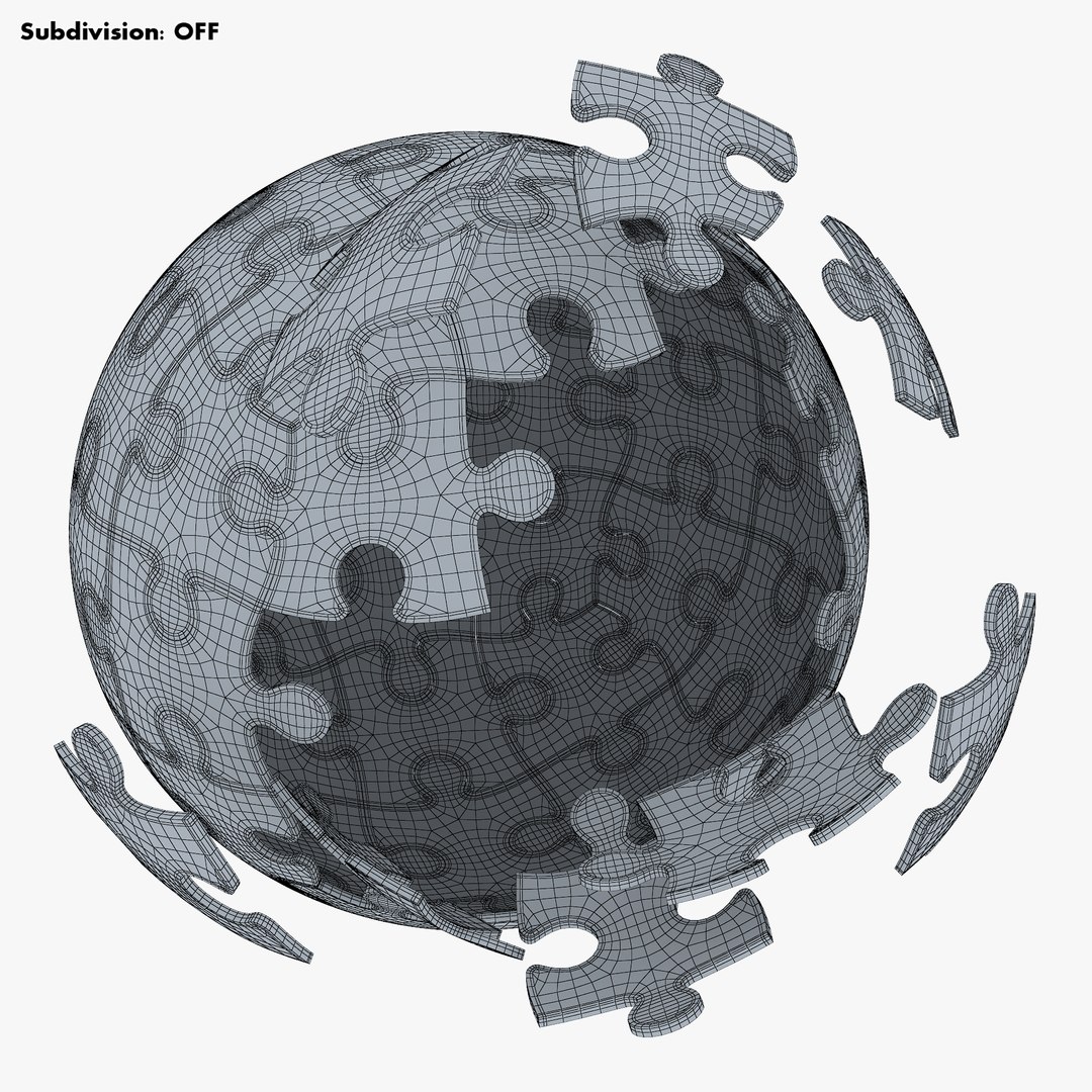 3D colored sphere puzzle v model - TurboSquid 1627263