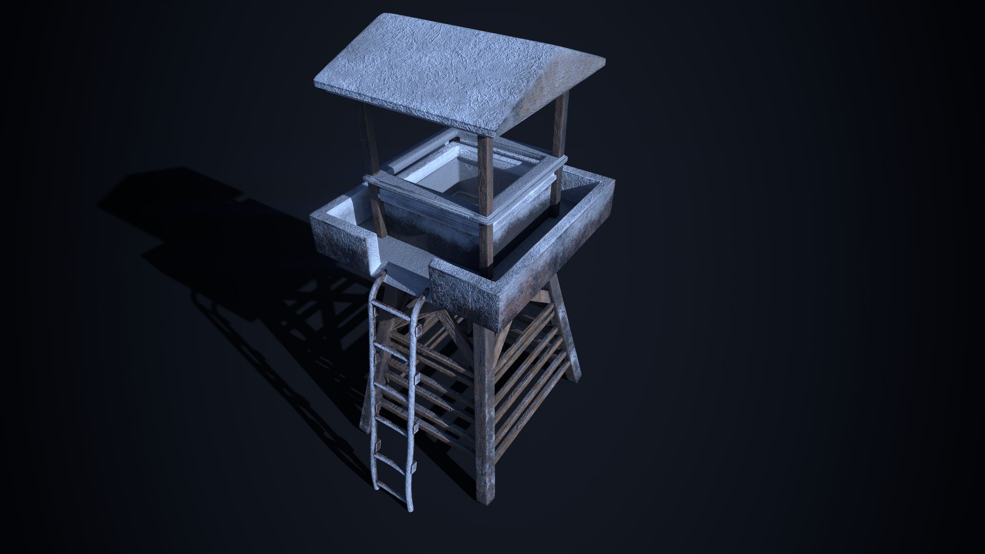 Watch Tower Model - TurboSquid 2031512