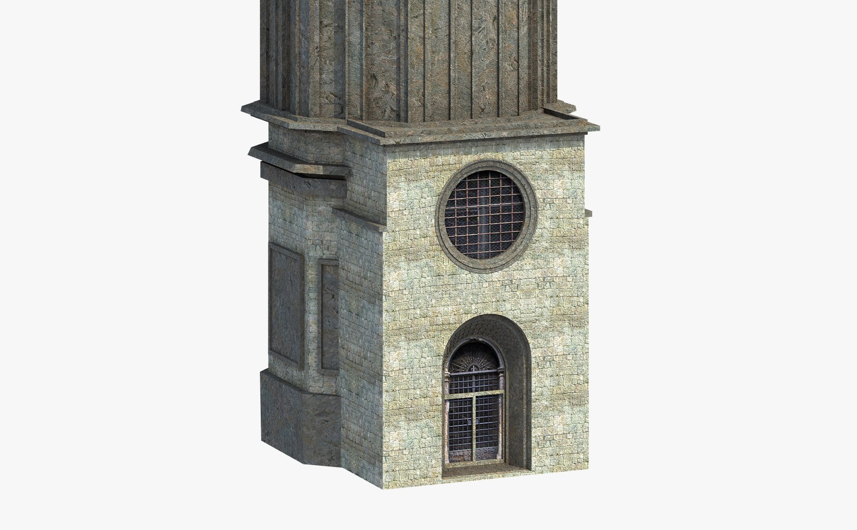 Church Tower 3D Model - TurboSquid 1767603