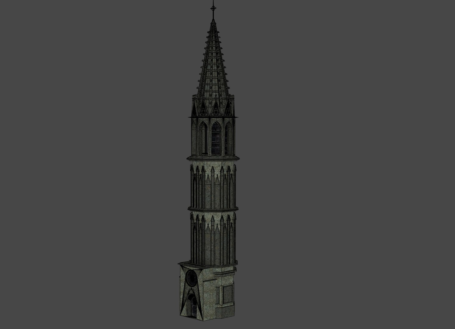 Church Tower 3D Model - TurboSquid 1767603