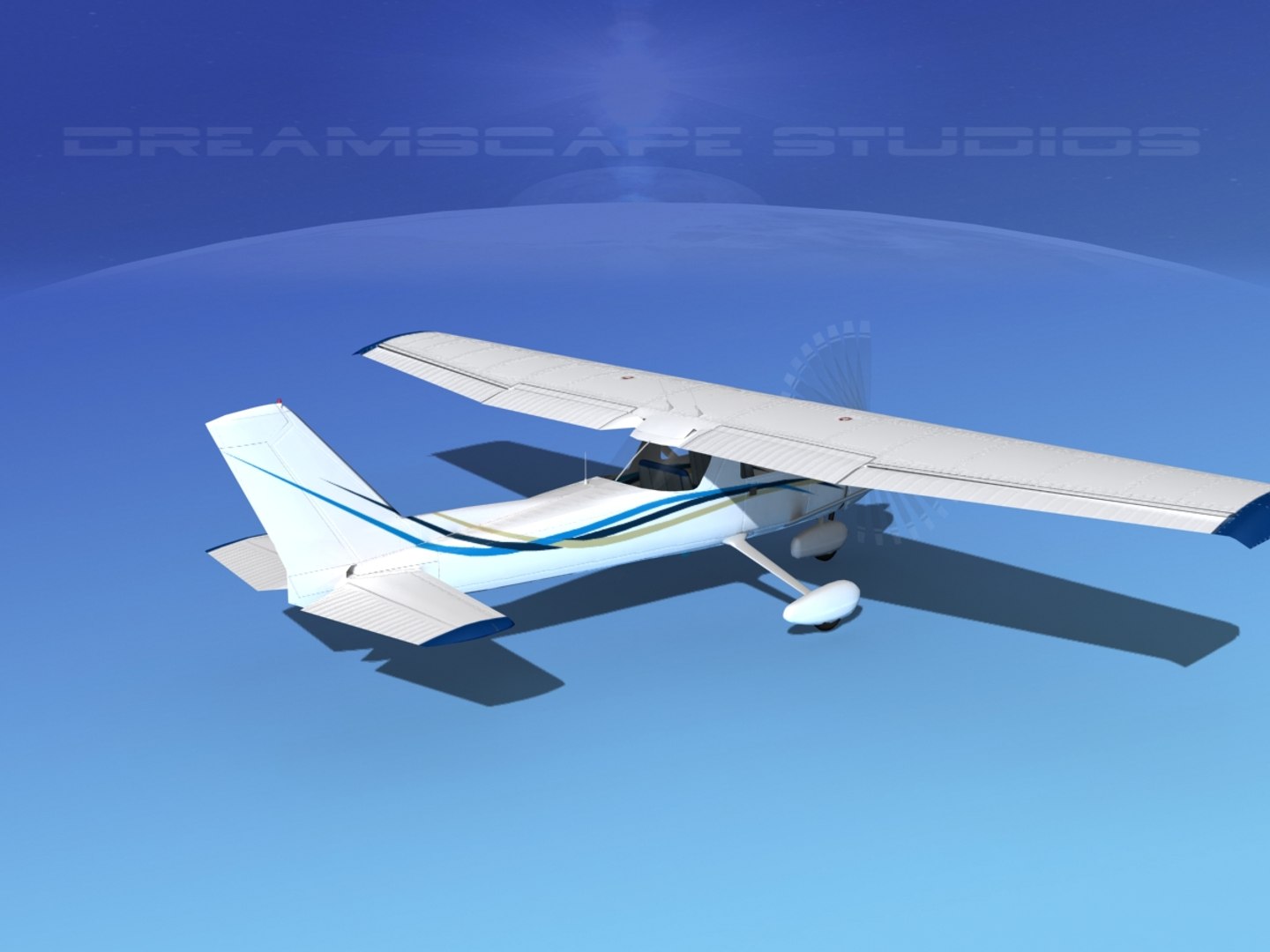 3d cessna 152 commuter model