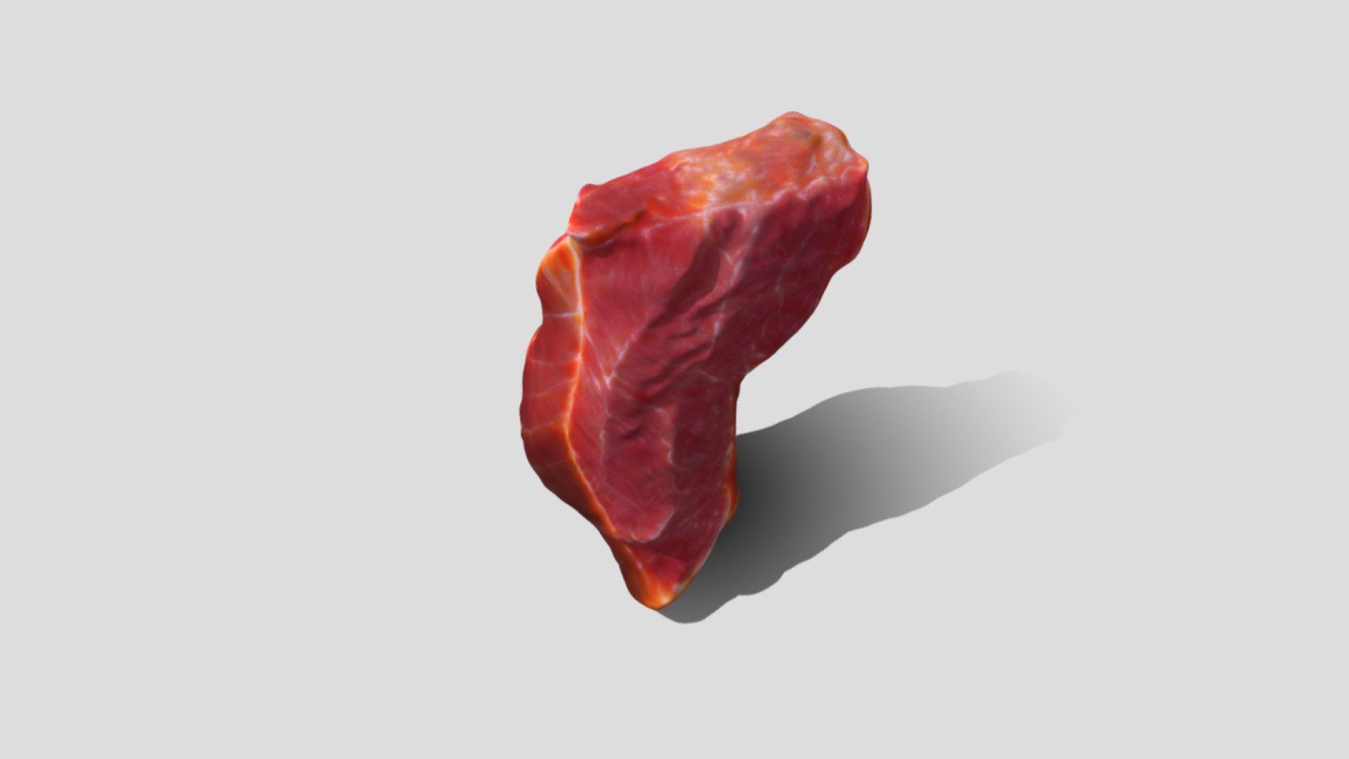 3D Stylized Meat Flesh Piece model - TurboSquid 2150291