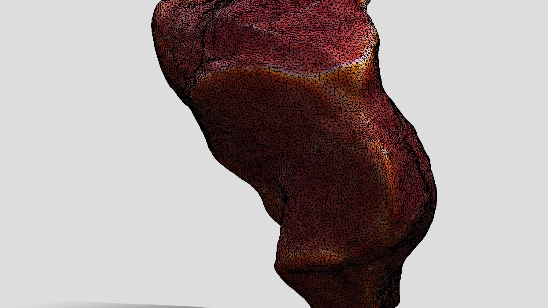 3D Stylized Meat Flesh Piece model - TurboSquid 2150291