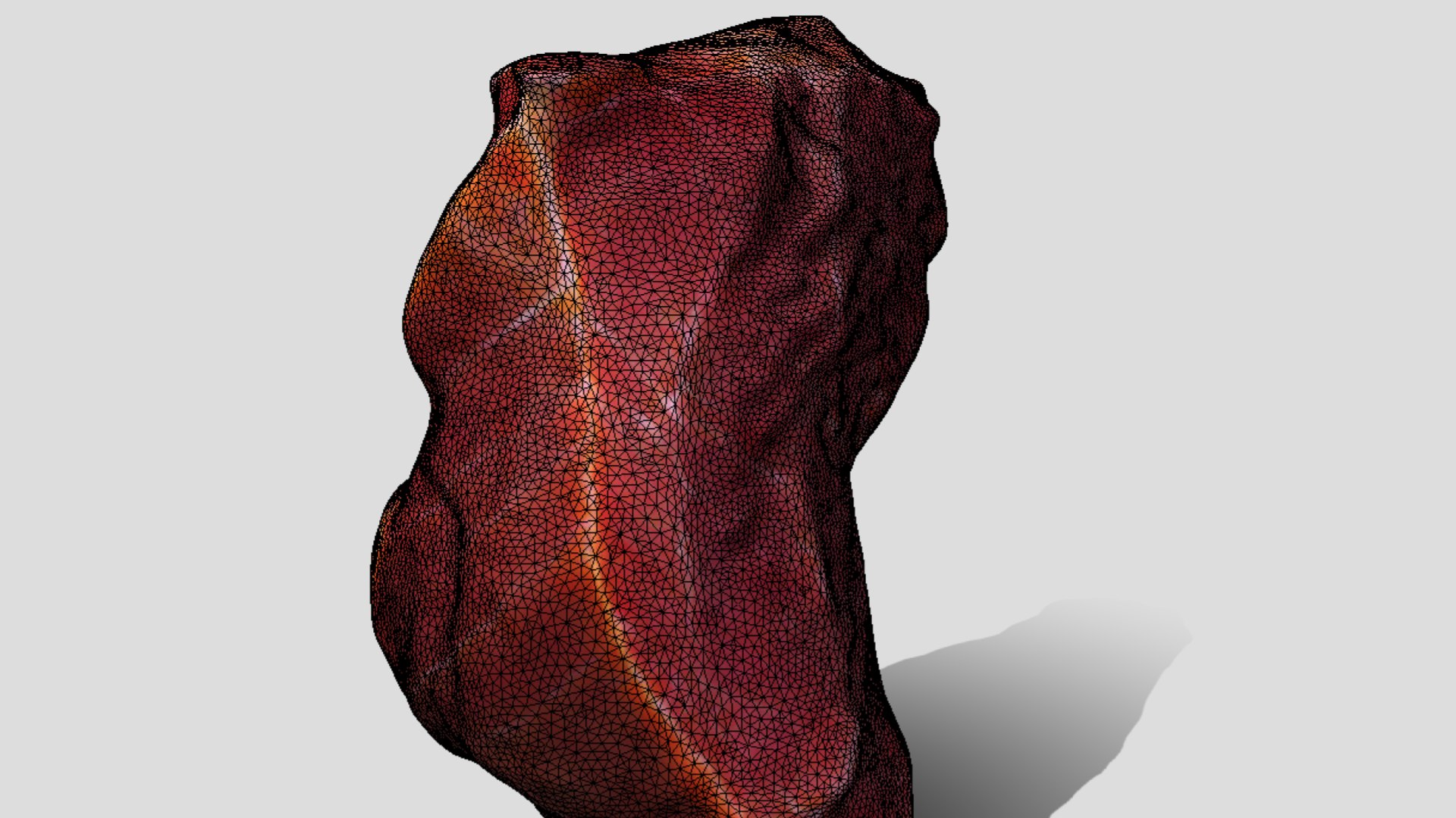 3D Stylized Meat Flesh Piece model - TurboSquid 2150291