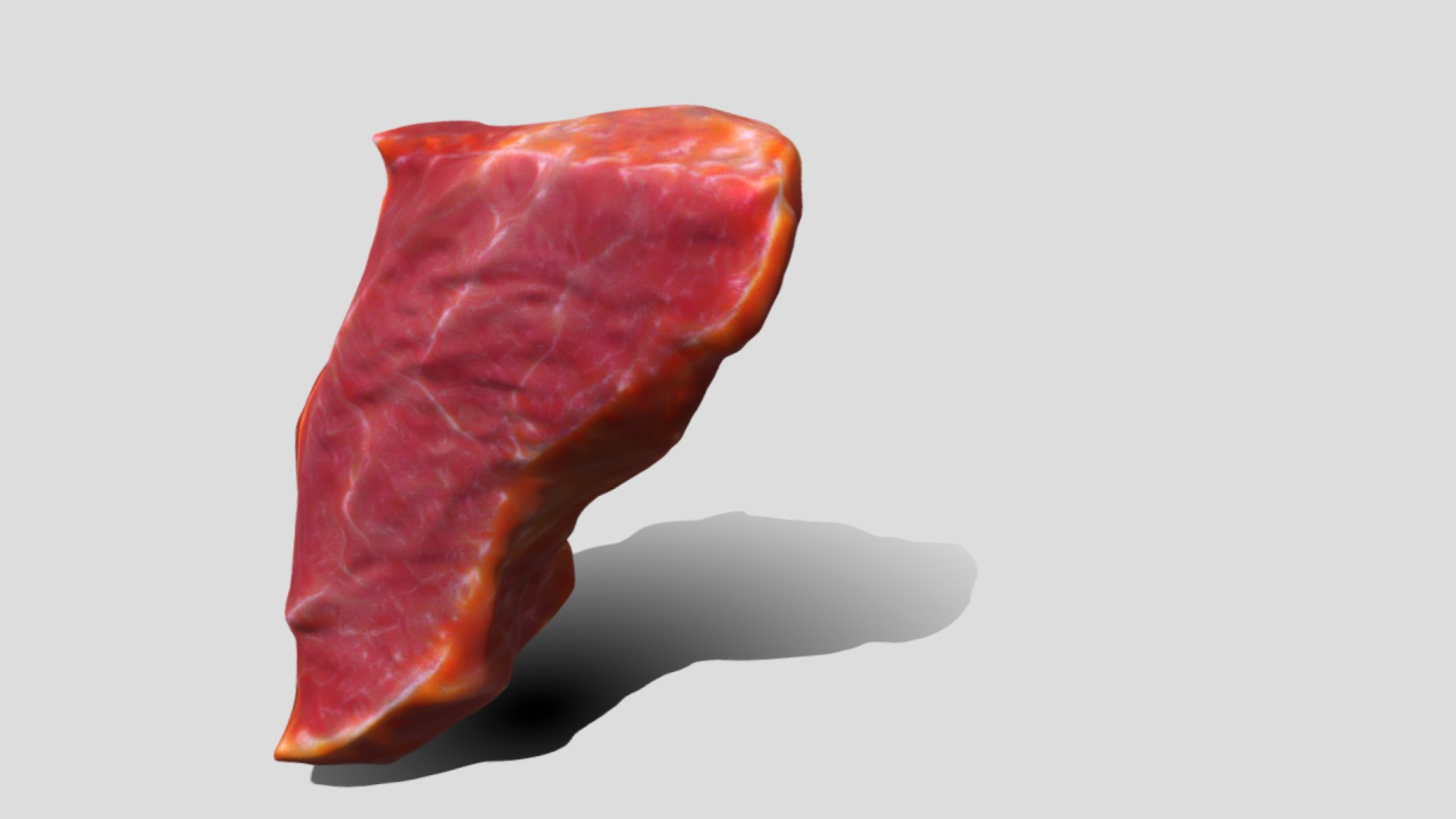 3D Stylized Meat Flesh Piece model - TurboSquid 2150291