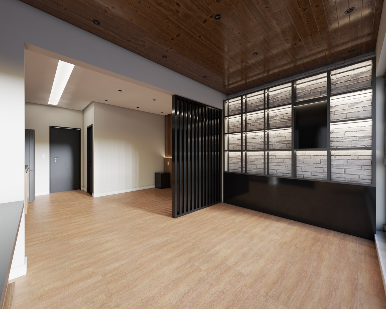 3D Empty Studio Interior 02 Model - TurboSquid 1750250