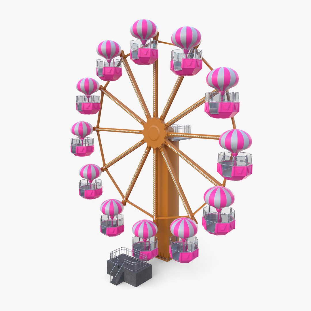 3D Animated ferris wheel v3 model - TurboSquid 2065106