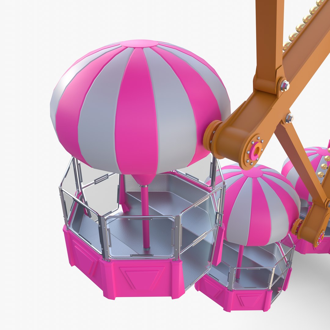 3D Animated Ferris Wheel V3 Model - TurboSquid 2065106