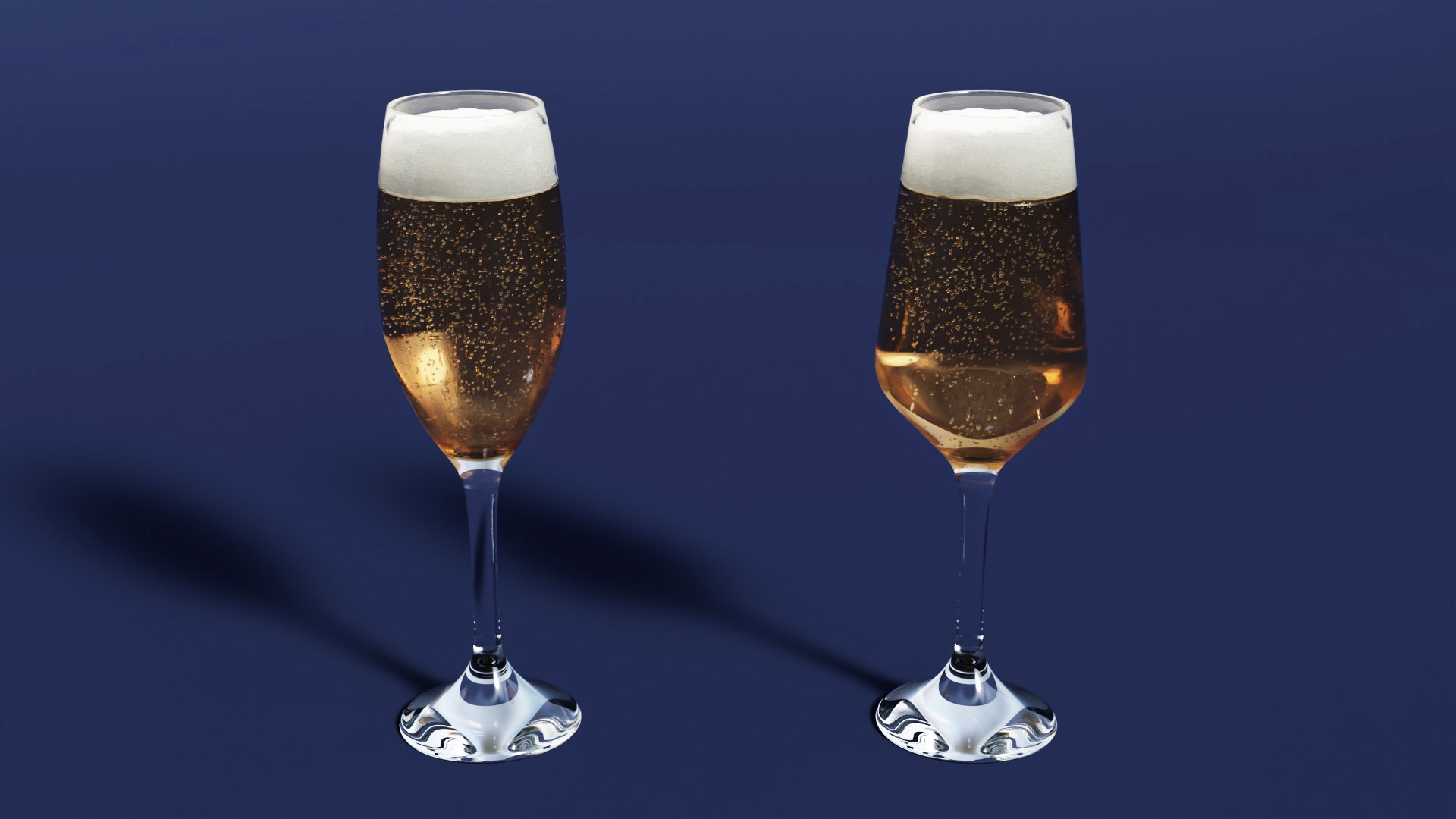 Drink Glass - Champagne 3D Model - TurboSquid 2003539