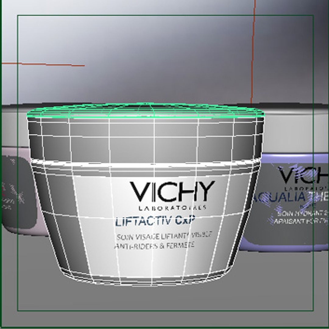 3d vichy cosmetics model