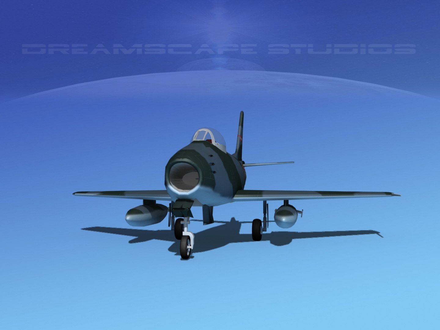 3d Model North American F-86 Sabre