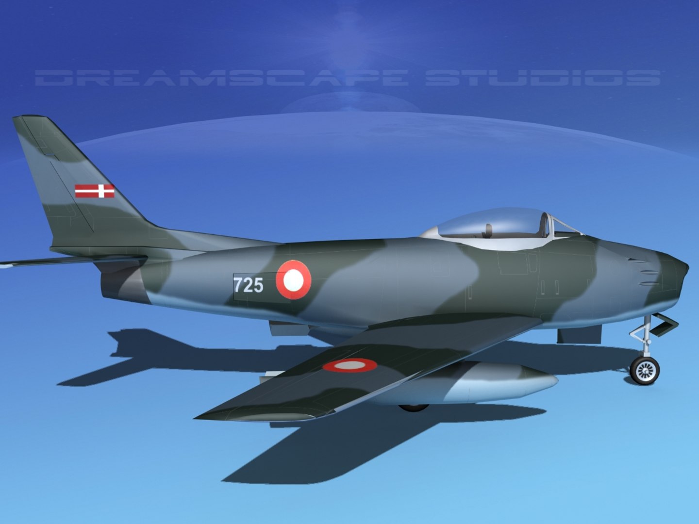 3d Model North American F-86 Sabre