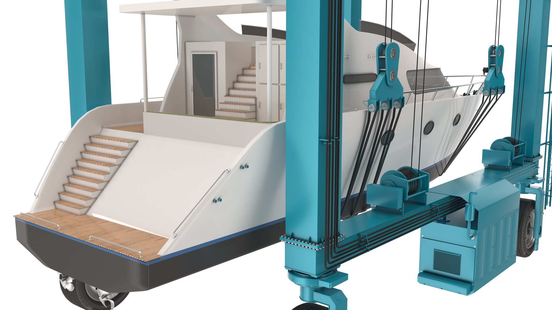 Marine Travel Lift 3D - TurboSquid 2231985