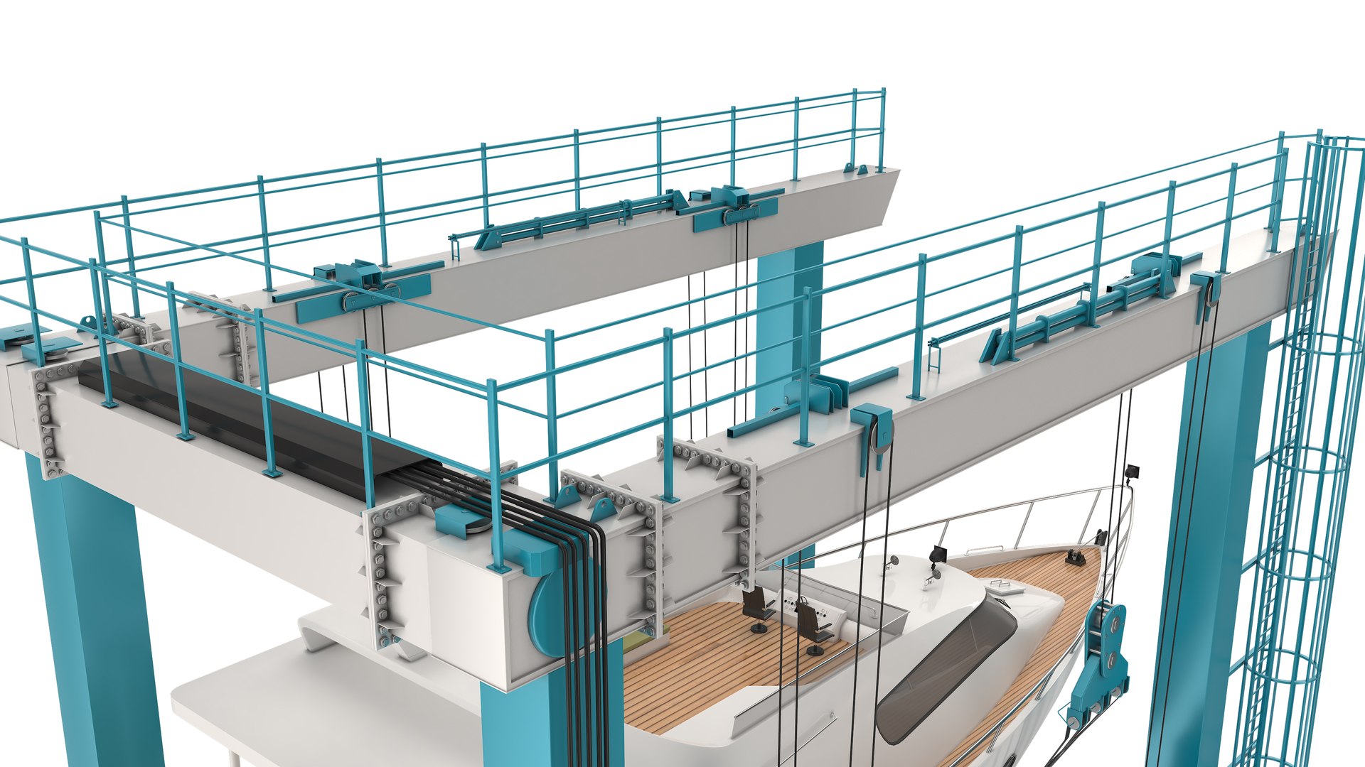 Marine Travel Lift 3D - TurboSquid 2231985