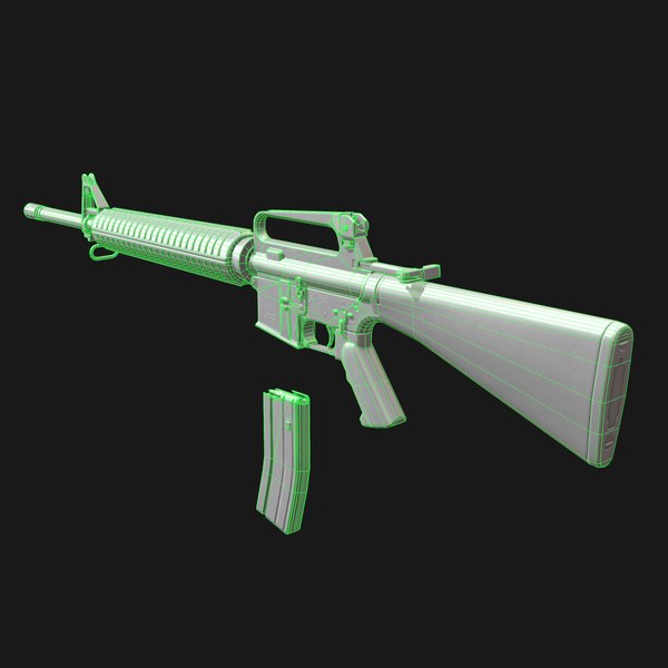 3d m16a2 rifle model