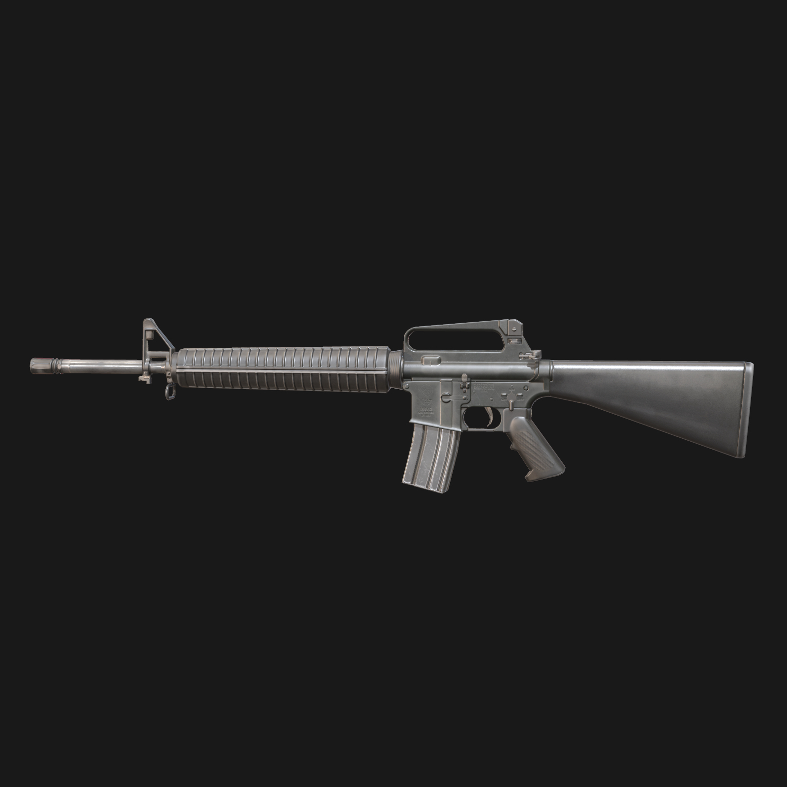 3d m16a2 rifle model