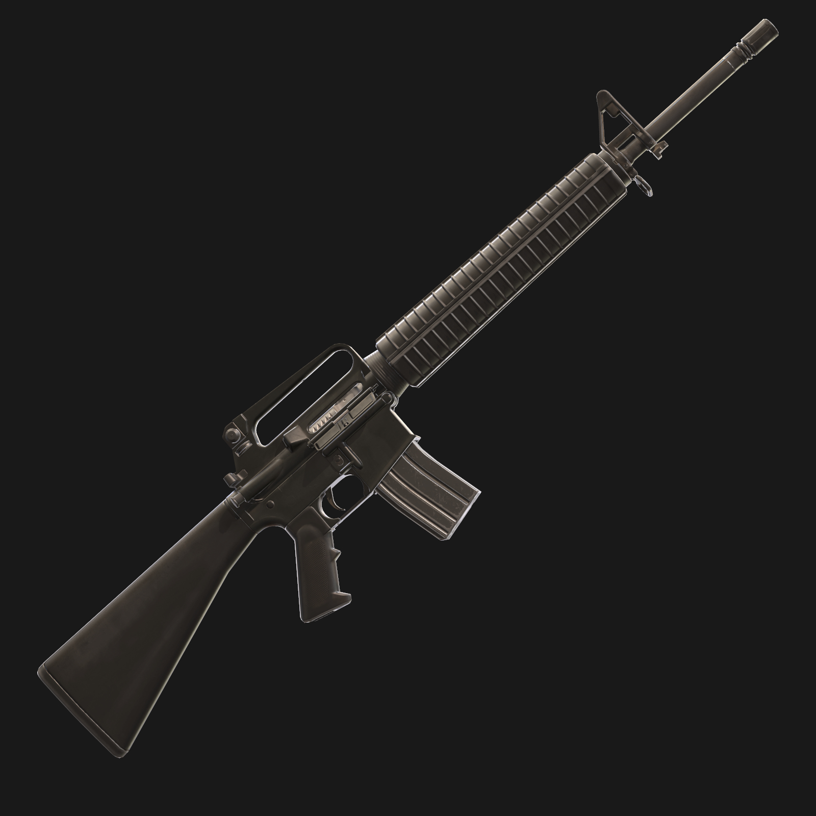 3d m16a2 rifle model