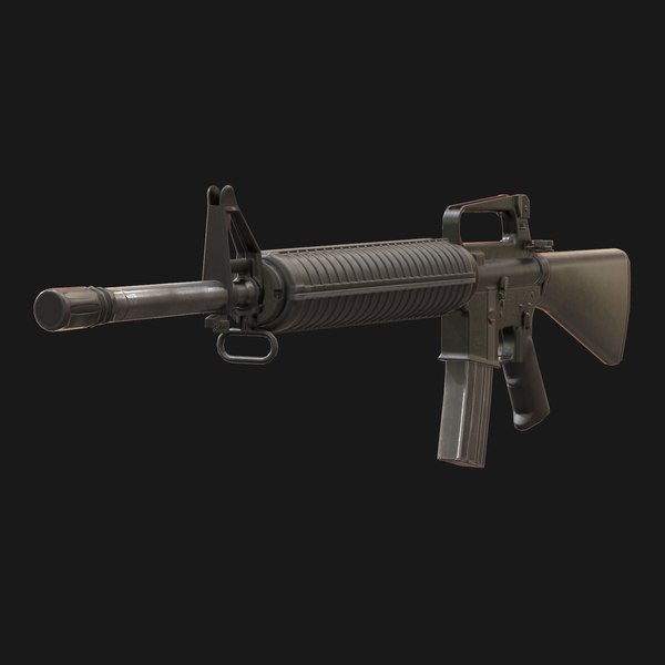 3d m16a2 rifle model