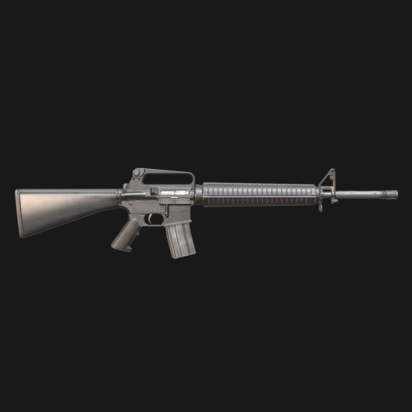 3d m16a2 rifle model