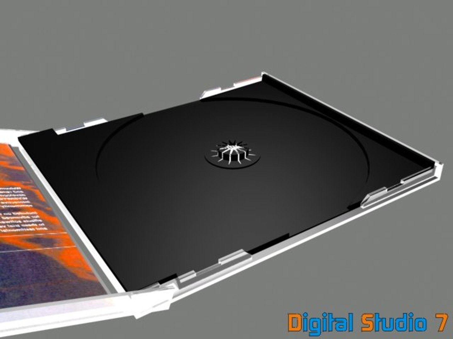 3d Model Cd Jewel Case