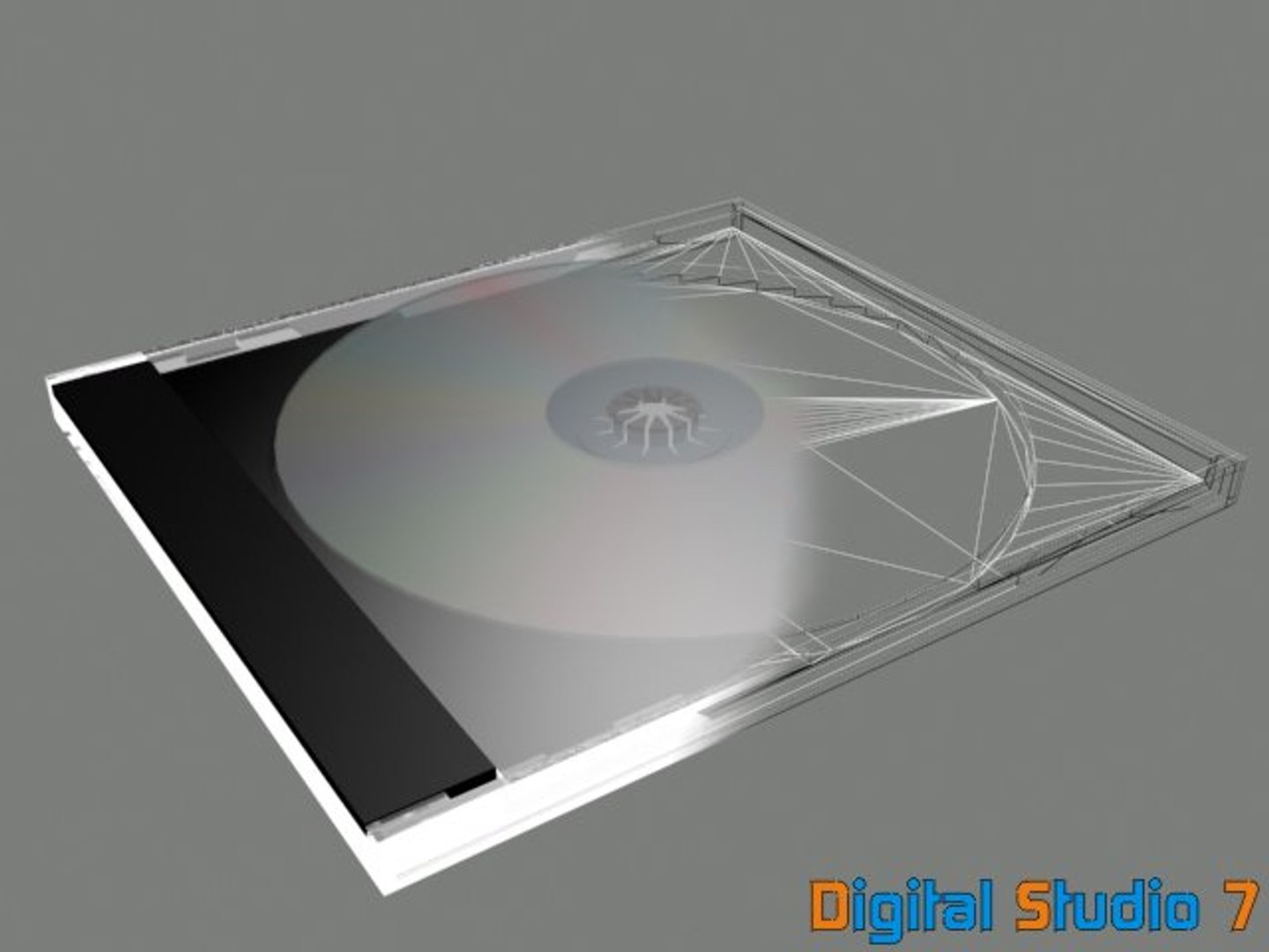 3d Model Cd Jewel Case