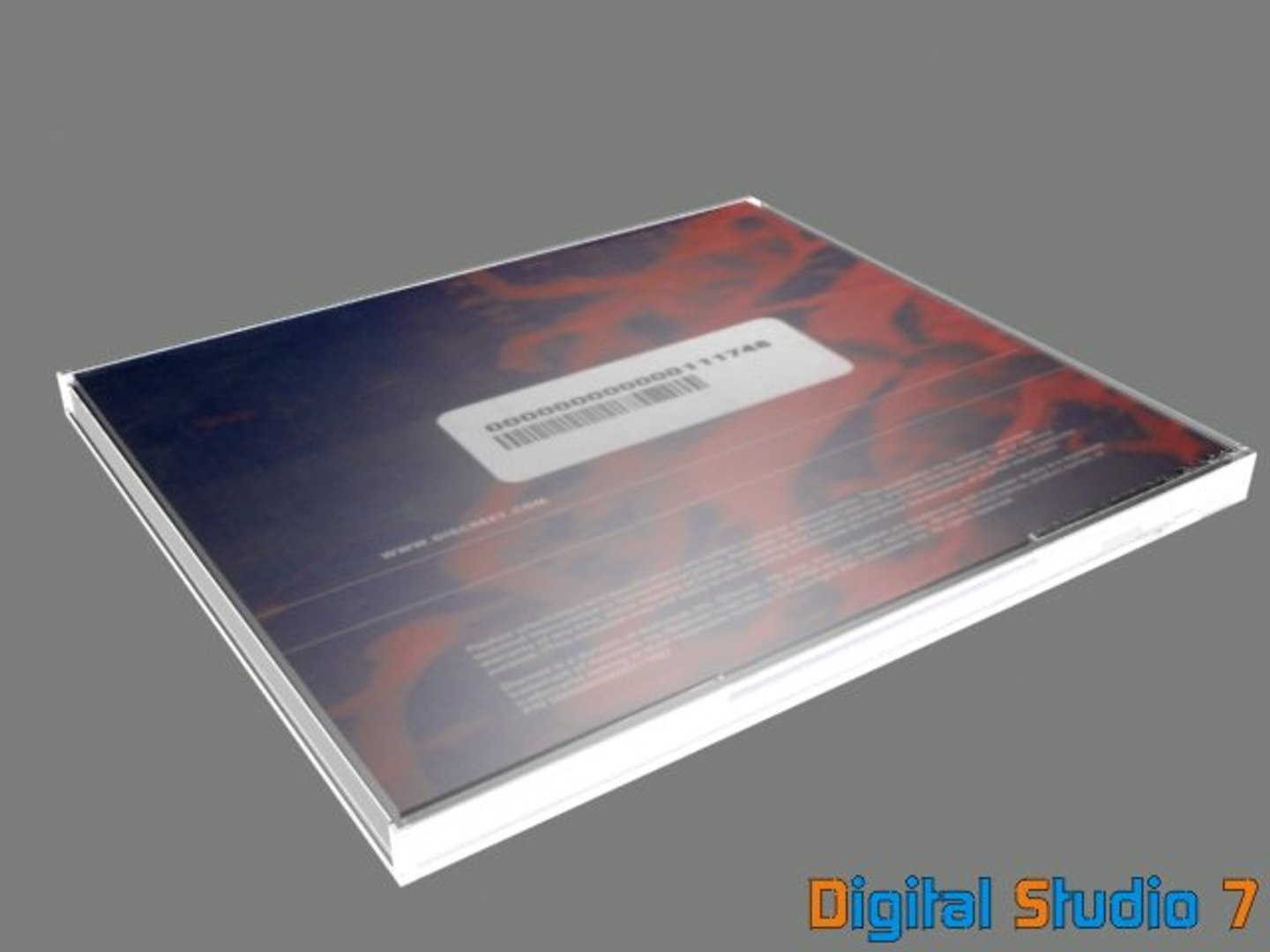 3d Model Cd Jewel Case