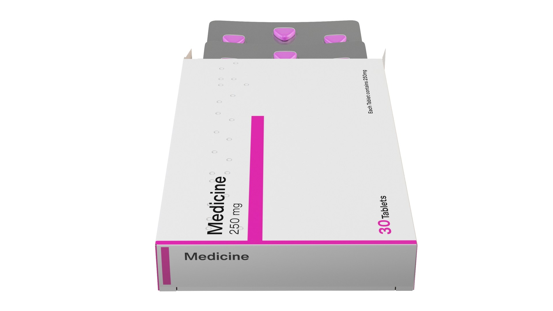 Packaged Medicine 3D Model - TurboSquid 2154462