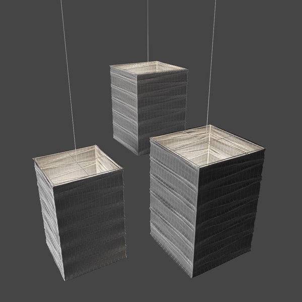 3d model paper lantern