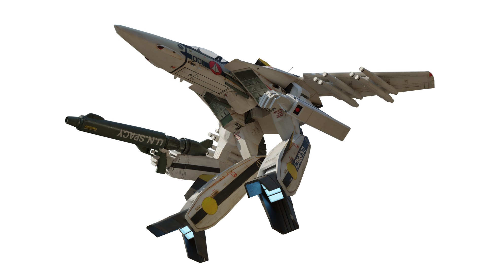 3D VF-1S Valkyrie Model - TurboSquid 2269493