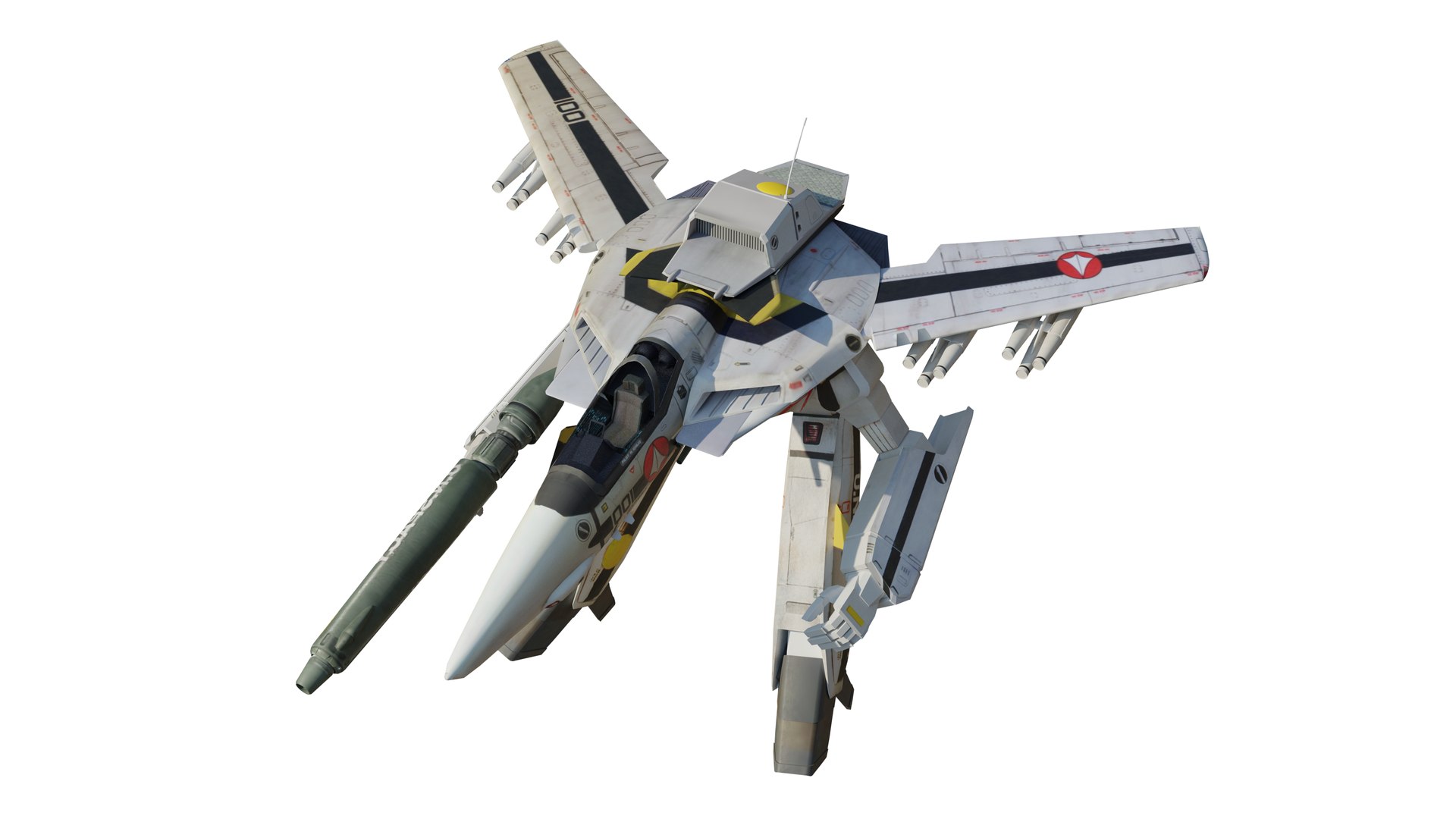 3D VF-1S Valkyrie Model - TurboSquid 2269493